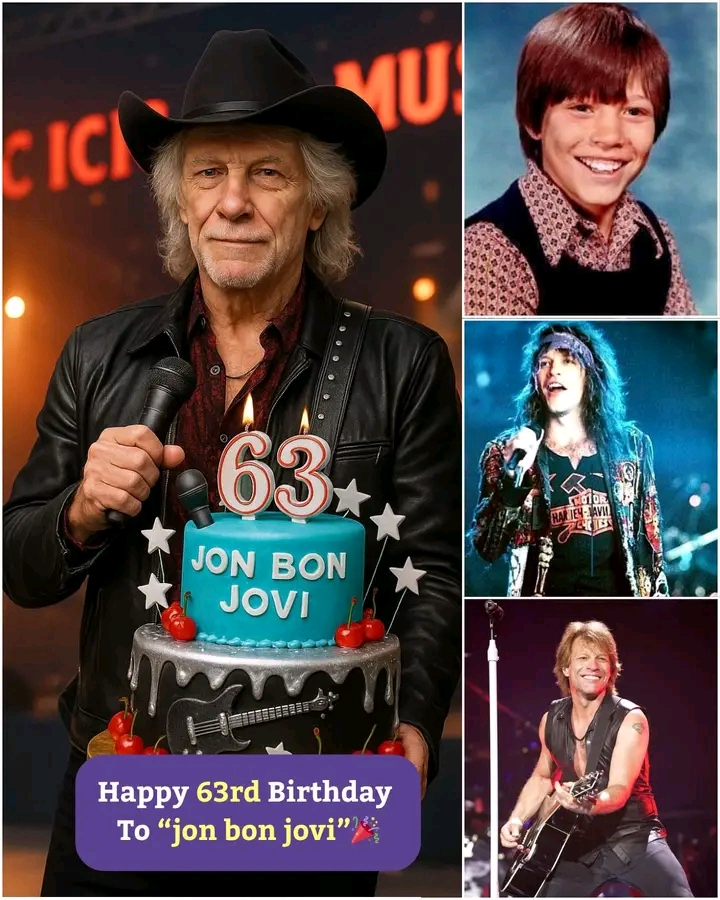 Happy 63rd Birthday TO jon bon jovi Jon Bon Jovi – American singer ...