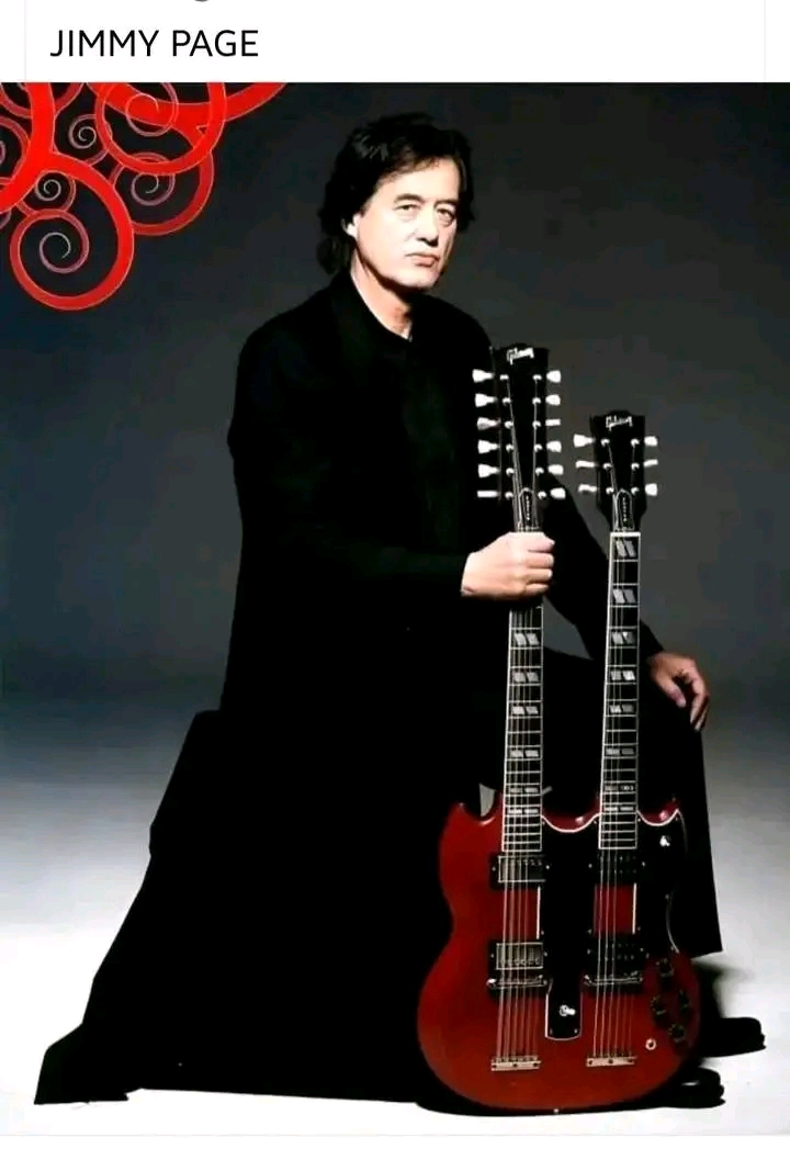 Jimmy page jamming on the iconic double neck. Surprisingly the ...
