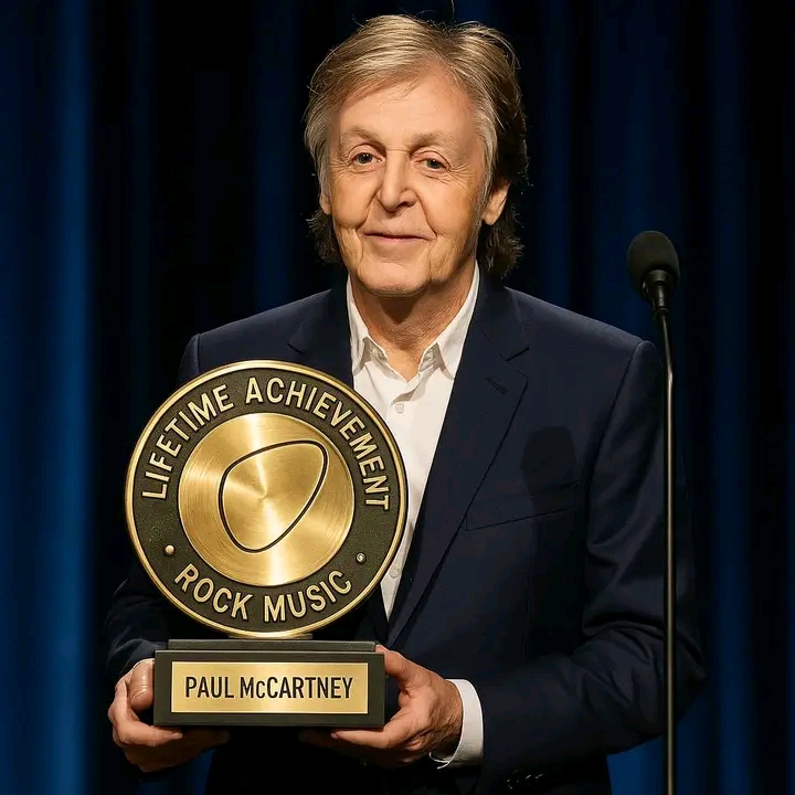 Now Sir Paul McCartney Honored With Lifetime Achievement Award for His Contributions to Rock ...