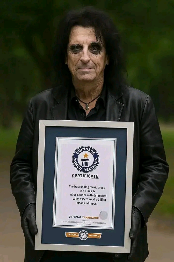 Alice Cooper Secures Guinness World Record for Million Units Sold ...