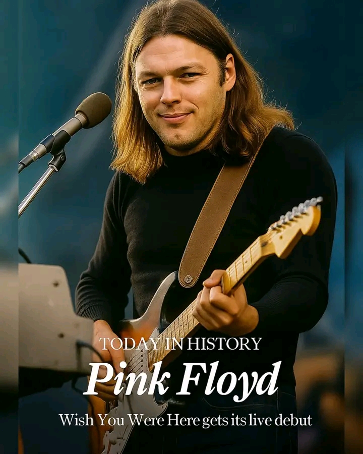 ️ On this day in 1975 50 years ago today, Pink Floyd played Wish You Were Here for the first ...